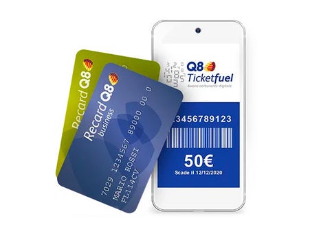 Buoni Carburante Elettronici | Acquista Q8 Ticketfuel | Q8